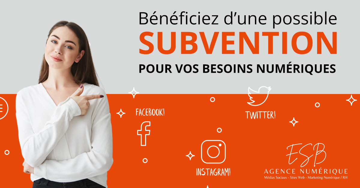 Saviez-vous qu’il est possible de BÉNÉFICIER de SUBVENTION pour vos besoins NUMERIQUES
