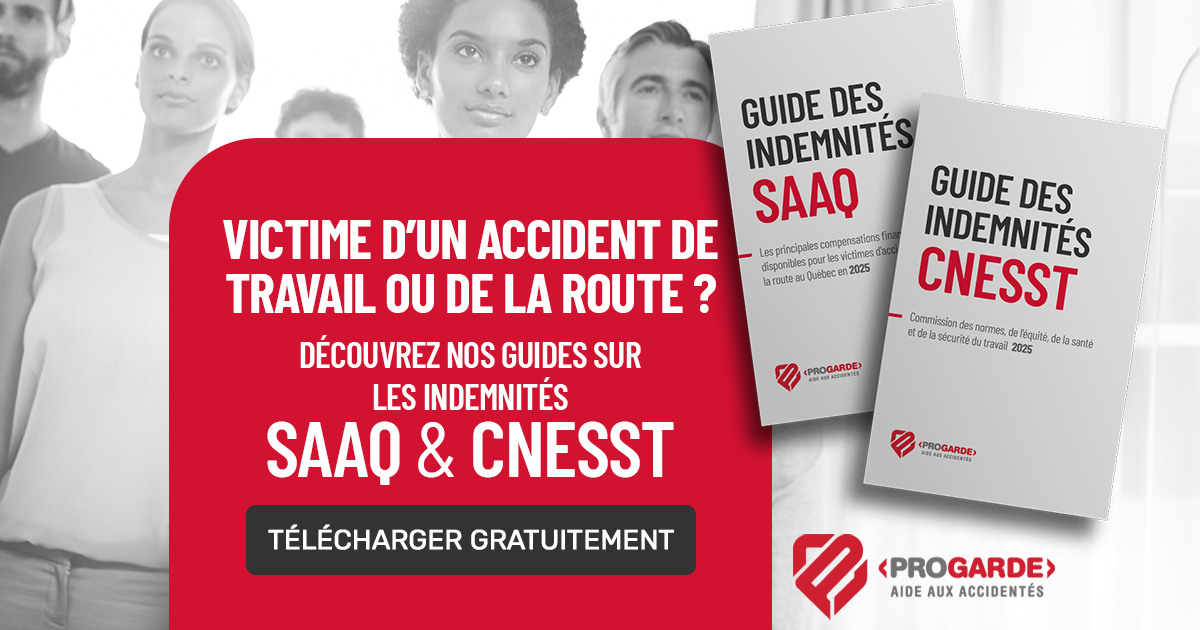 Guide PROGARDE des indemnités 2025 – SAAQ ou CNESST